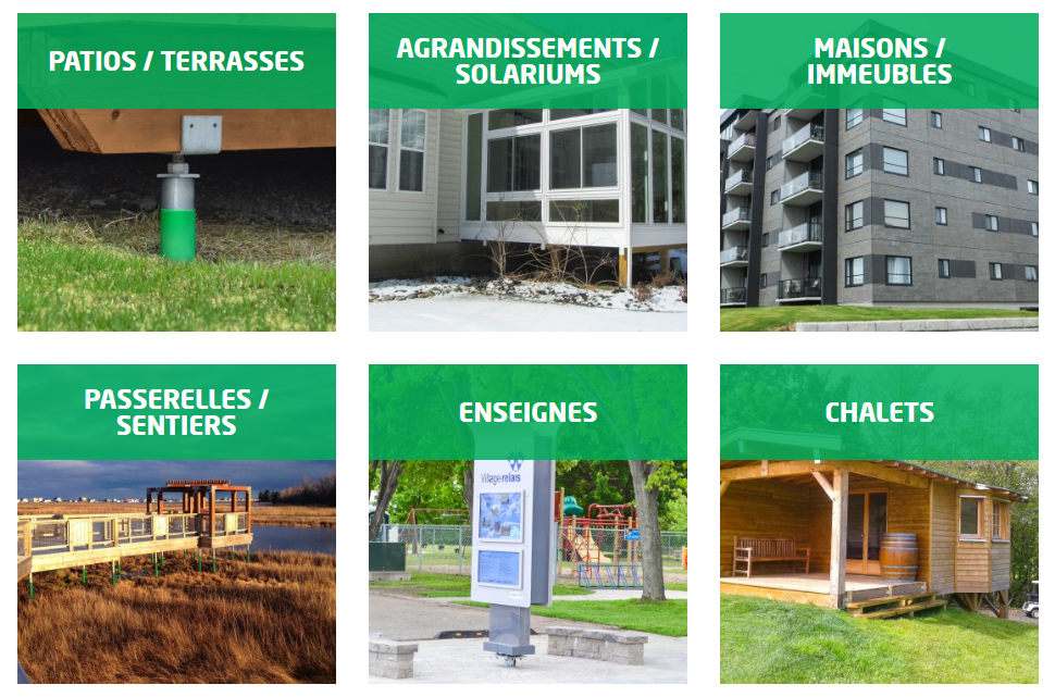 Spécialistes en Pieux de fondation en Beauce